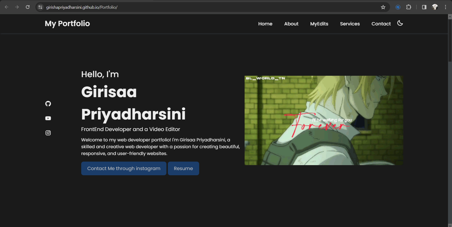 Girisaa Priyadharsini Portfolio